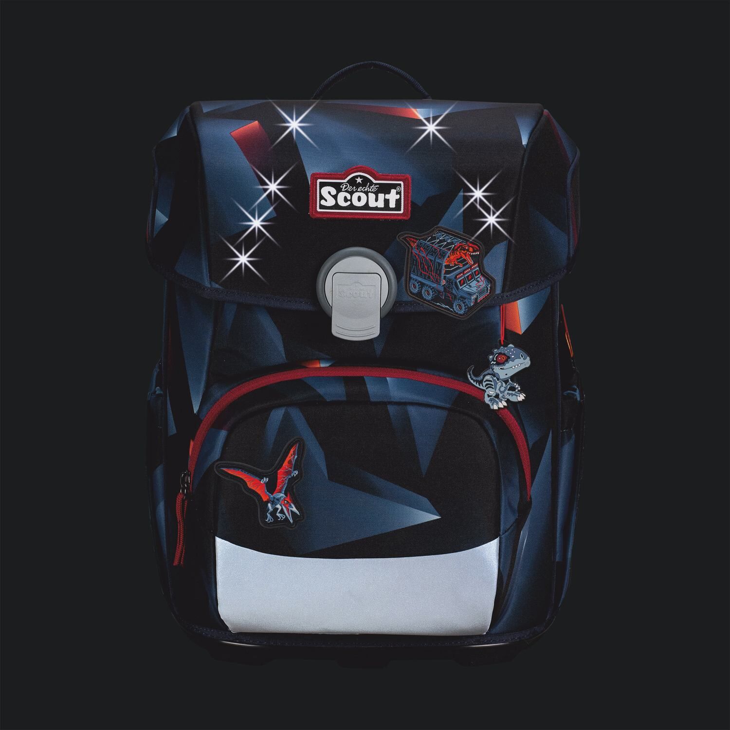 Scout Neo Schulranzen-Set 4 teilig Exklusiv LED Gravity | 75460403100