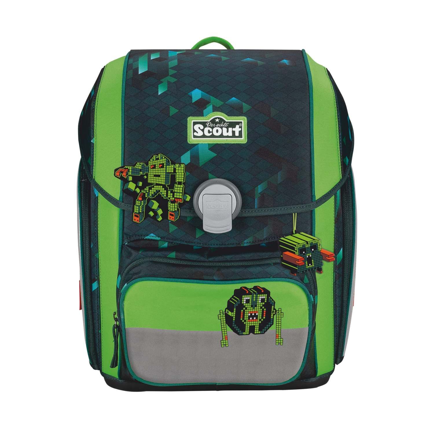 Scout Genius Schulranzen-Set 4 teilig DIN Cubes | S76400802200