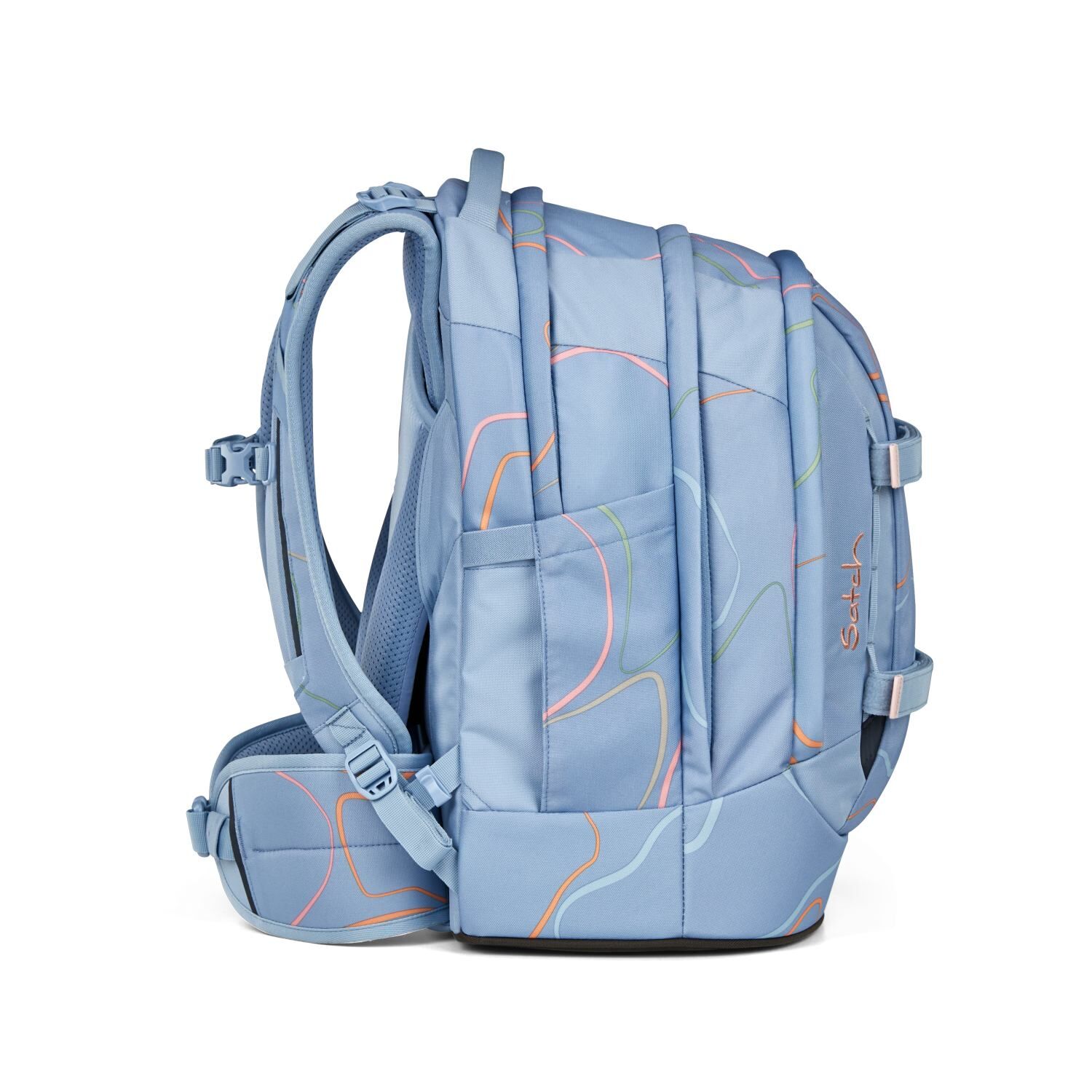 Satch pack Schulrucksack Vivid Blue hellblau | 01322-90183-10