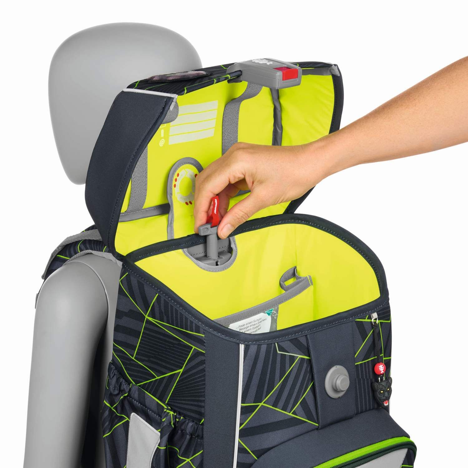 Step by Step GIANT Schulranzen-Set "Dark Cat Chiko", 5-teilig | 227106